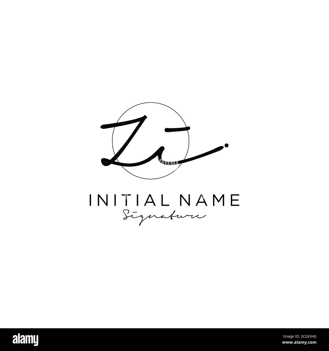 Zi logo vector vectors hi-res stock photography and images - Alamy