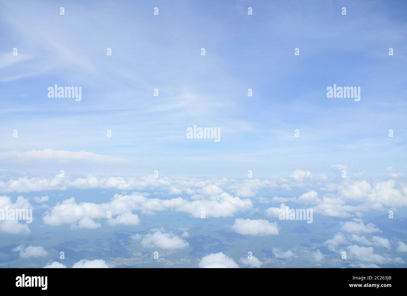 Beautiful Blue sky with clouds Stock Photo - Alamy