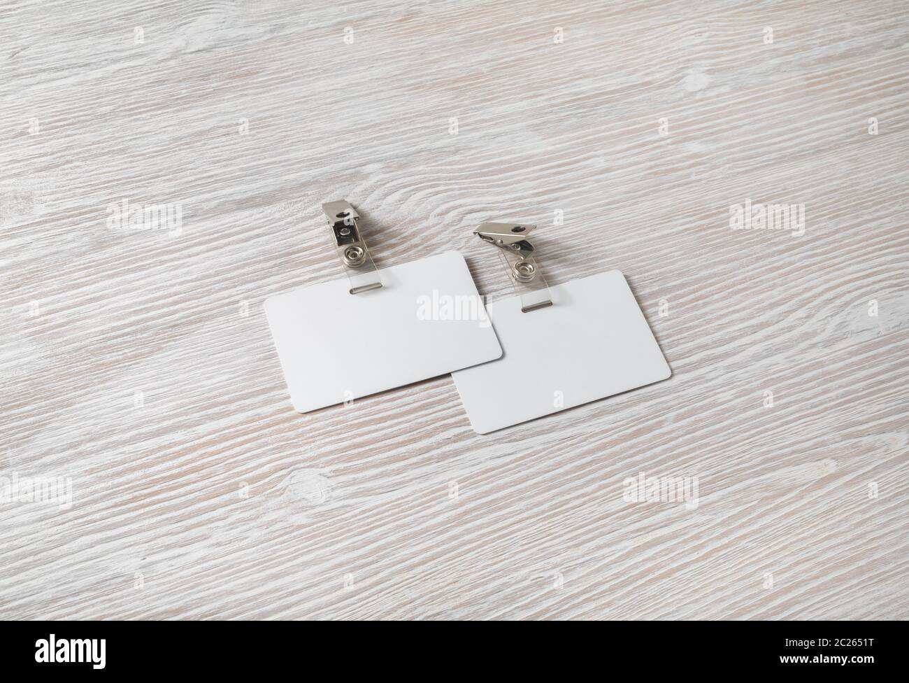 Two blank badges Stock Photo - Alamy