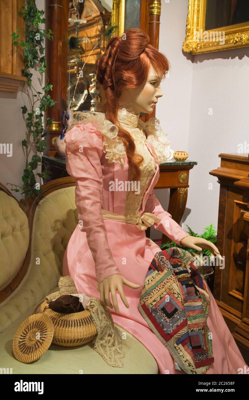 Opulence of the Comstock display at the Nevada State Museum, Carson ...