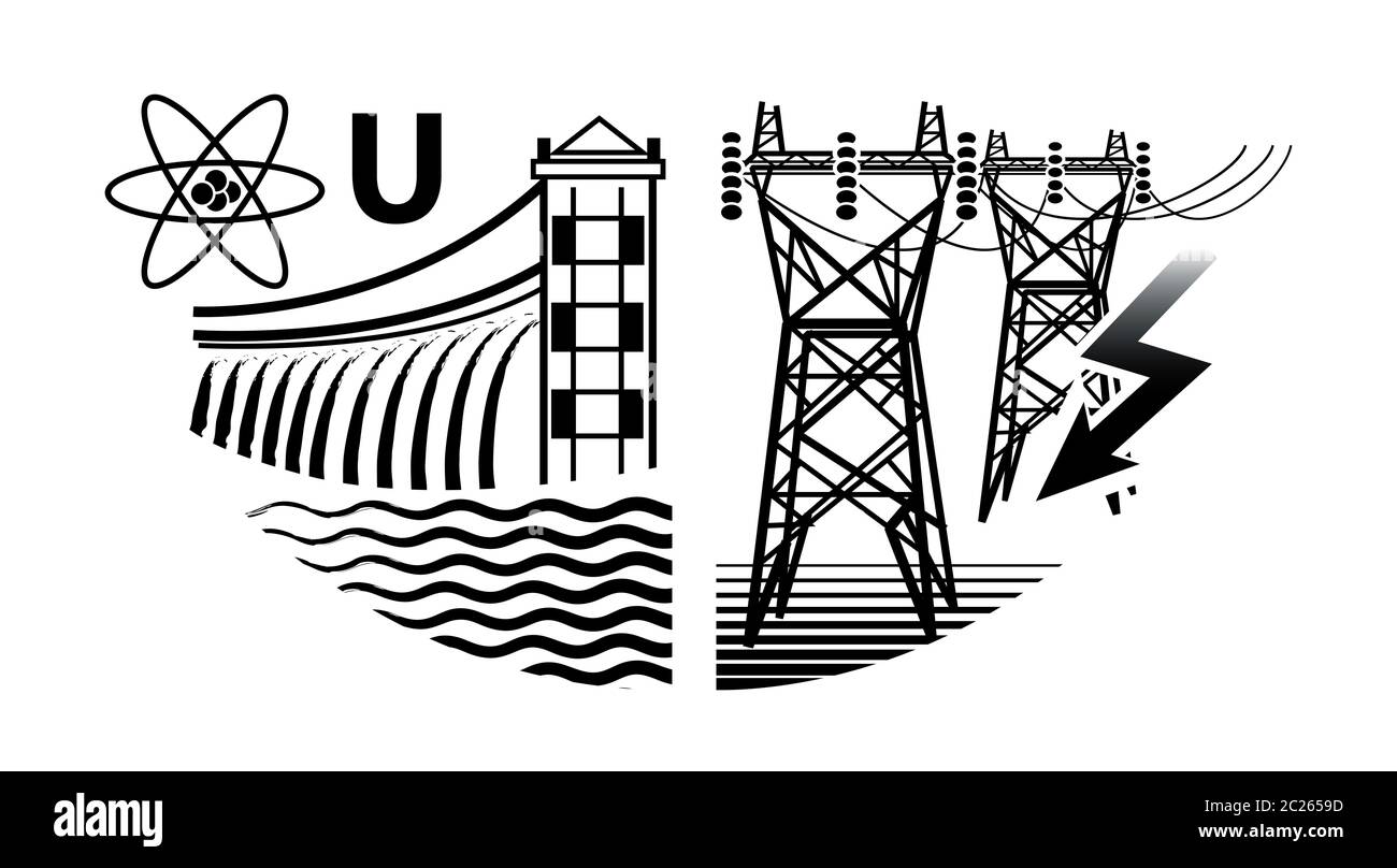 Electricity Power Stations Clipart Free