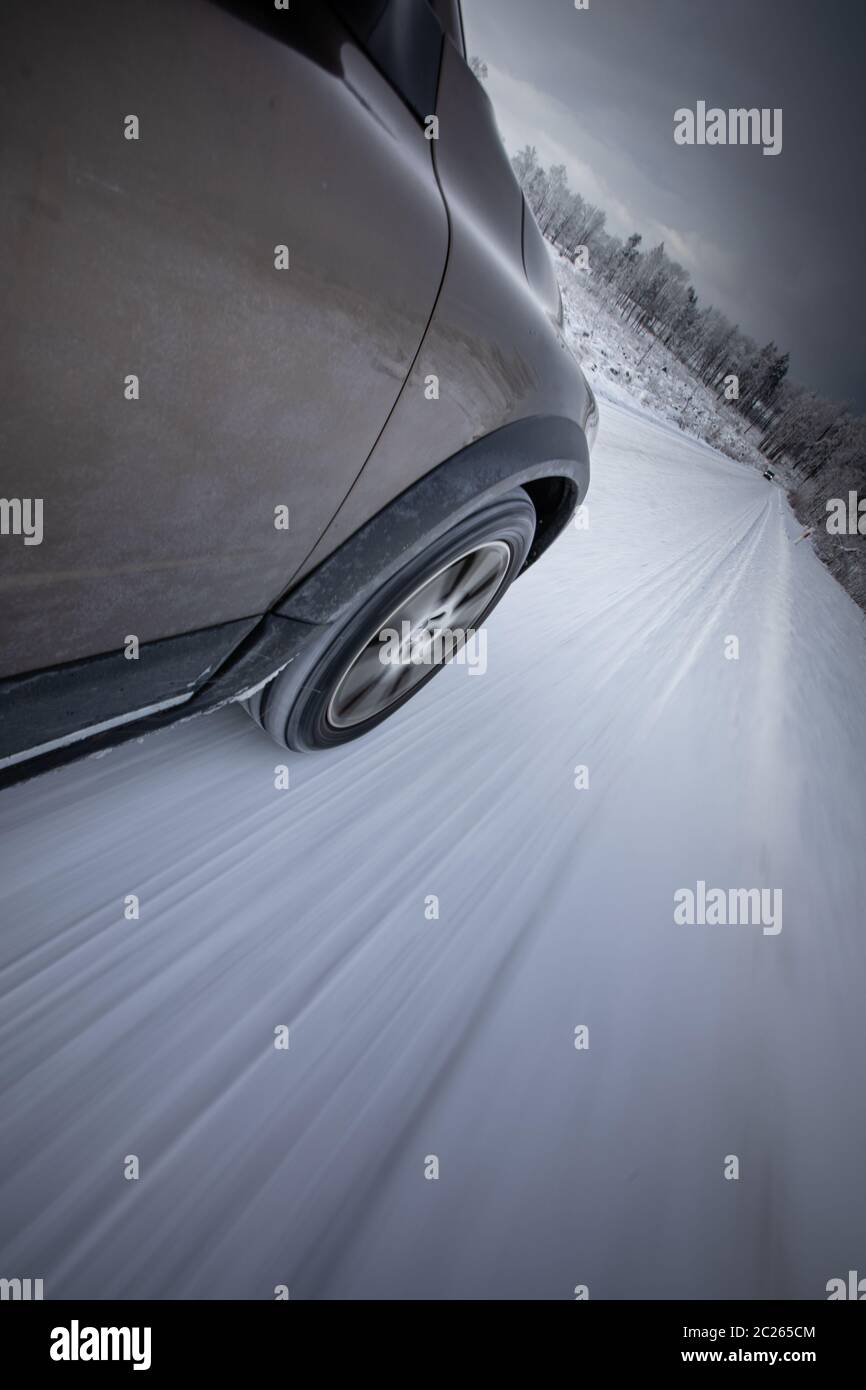 Mirror car moving on highway hi-res stock photography and images - Alamy