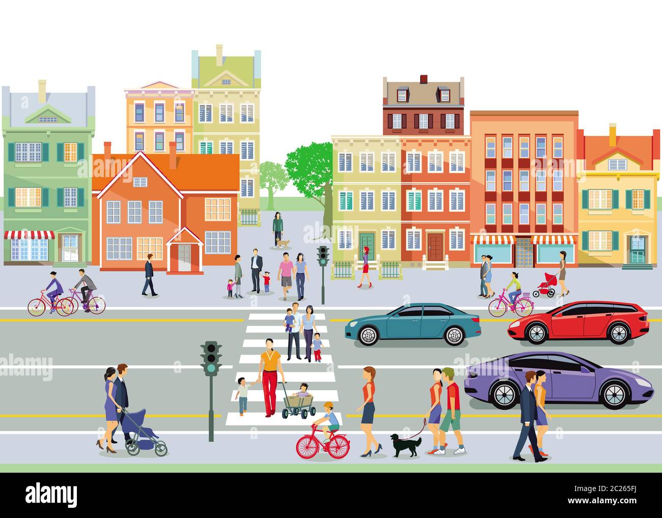 cars, traffic jam, intersection, bus, commuter traffic, background ...