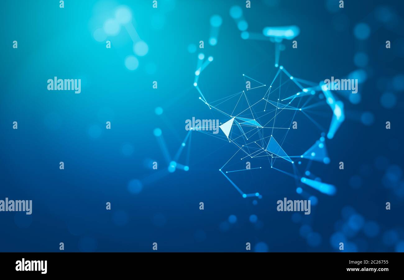 Abstract background. Molecules technology with polygonal shapes ...