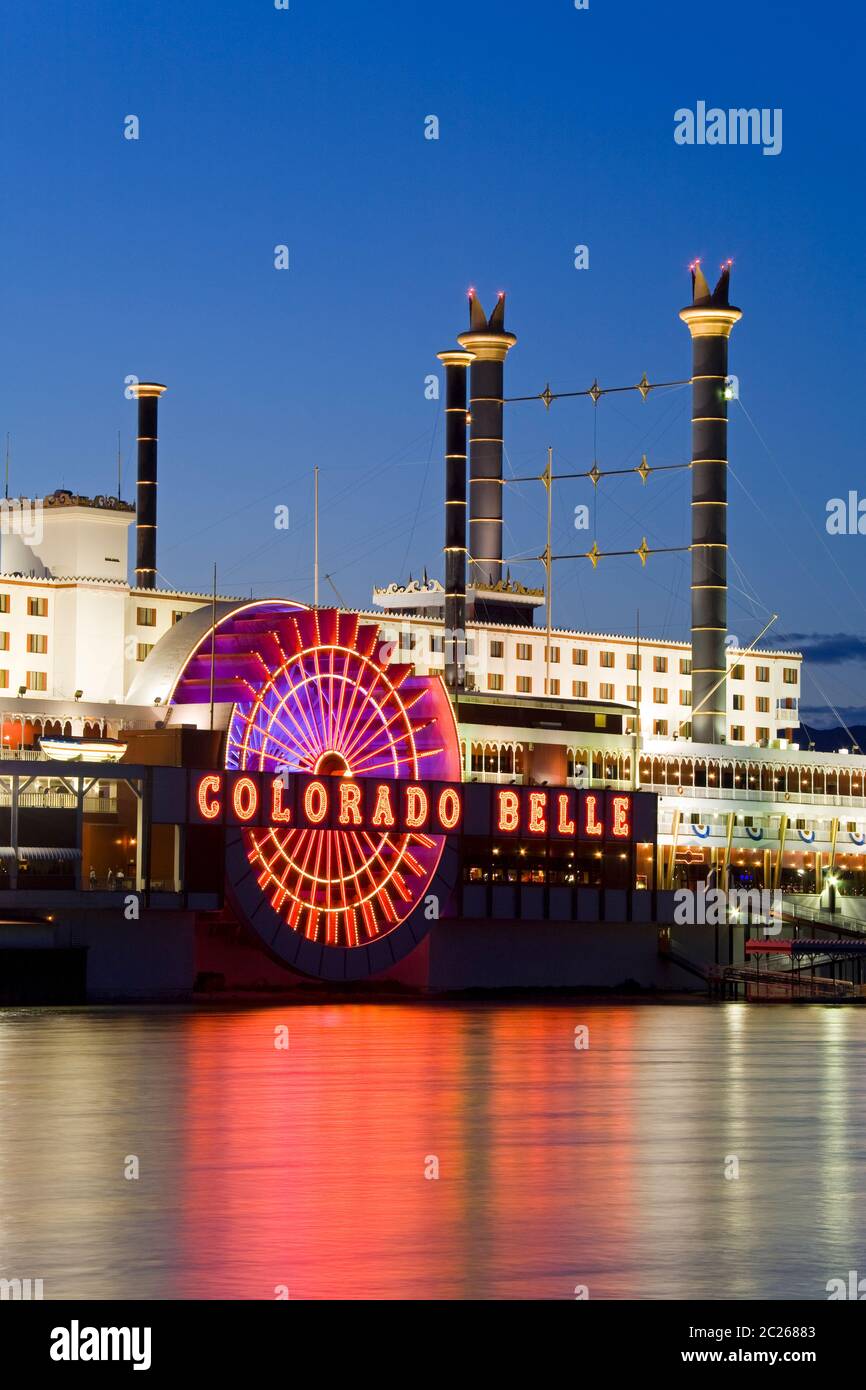 Colorado Belle Casino on the Colorado River, Laughlin City, Nevada, USA ...