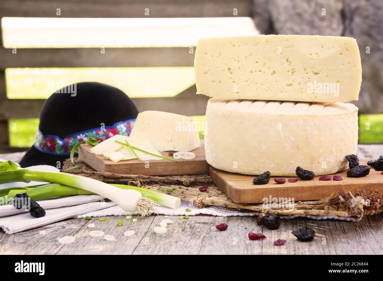 Traditional cheese still life Stock Photo - Alamy