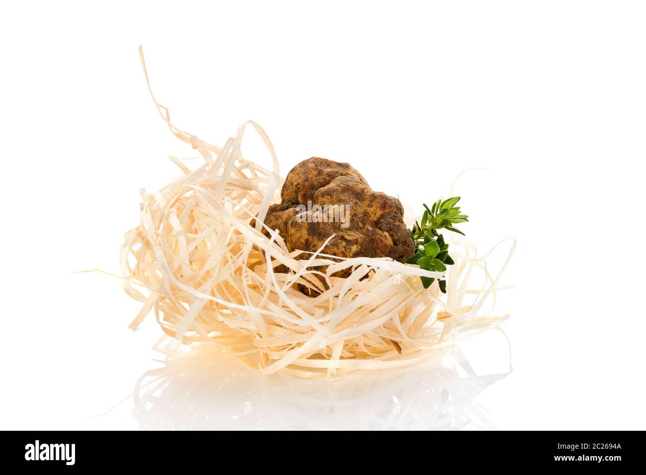 White truffle (tuber magnatum) isolated on white Stock Photo - Alamy