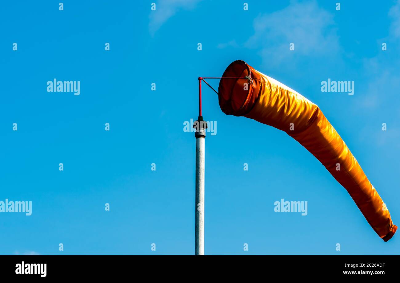Orange flag cone hi-res stock photography and images - Alamy