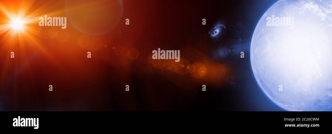 Celestial Art, Stars and Galaxies in Outer Space Showing the Beauty of ...