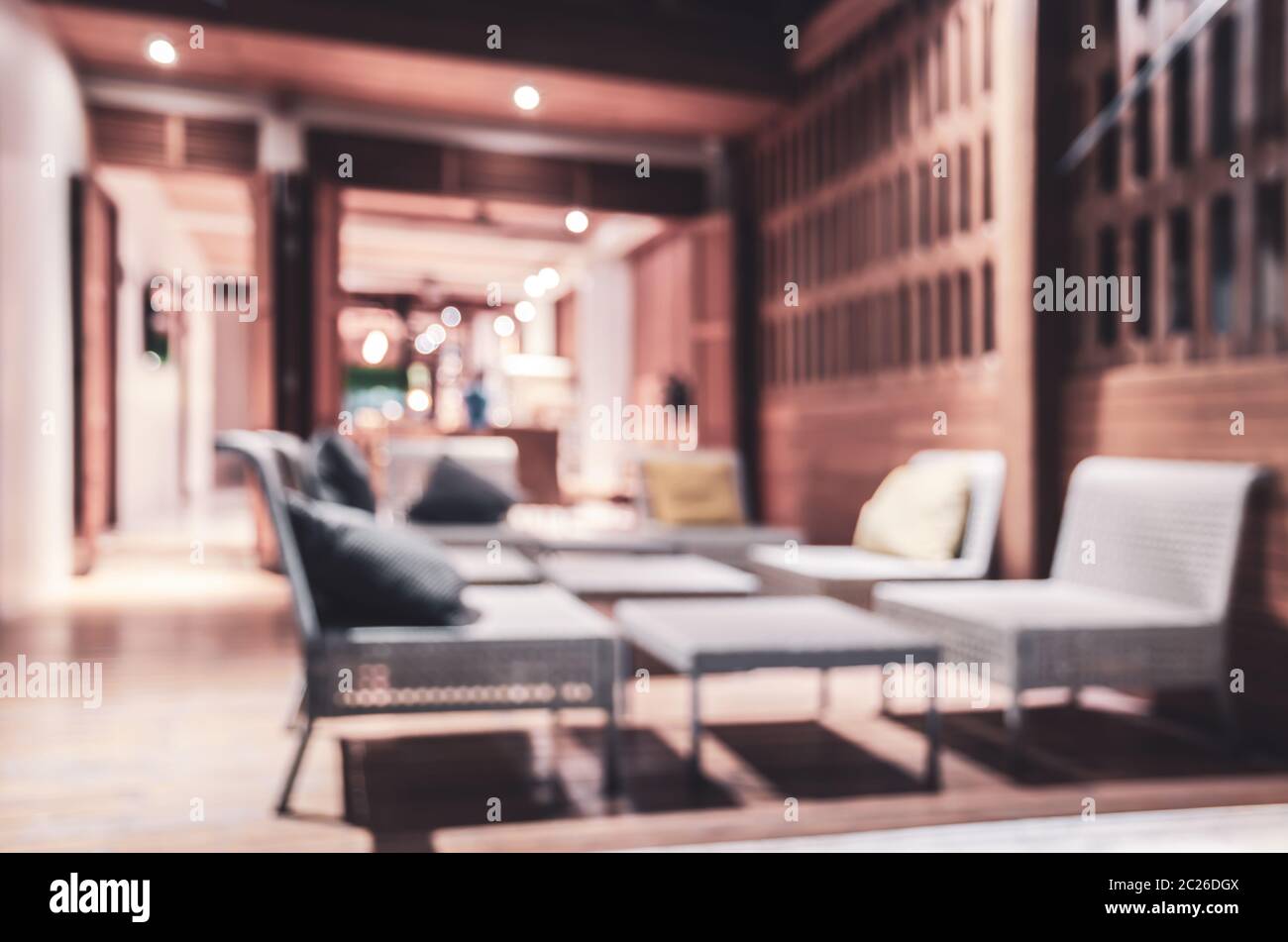 Abstract hotel lobby blurred background hi-res stock photography and ...