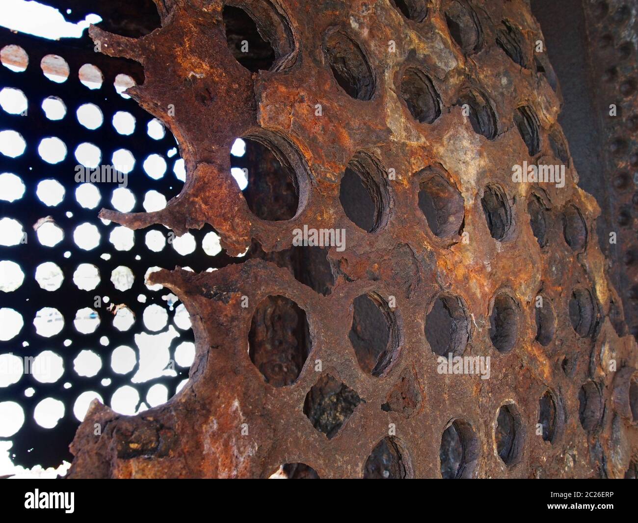 Perforated metal panels hi-res stock photography and images - Alamy