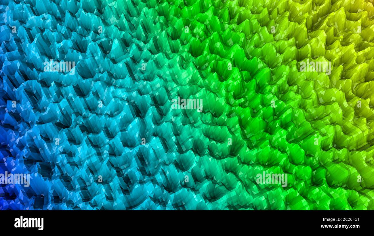 three-dimensional plane of iridescent color. 3d render Stock Photo - Alamy