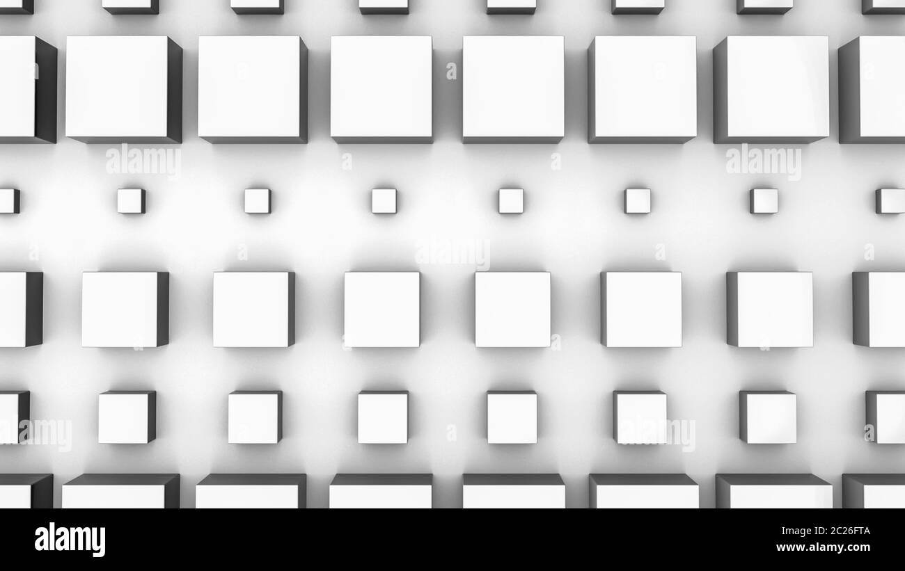 Bright cubes abstract background. 3d render Stock Photo - Alamy