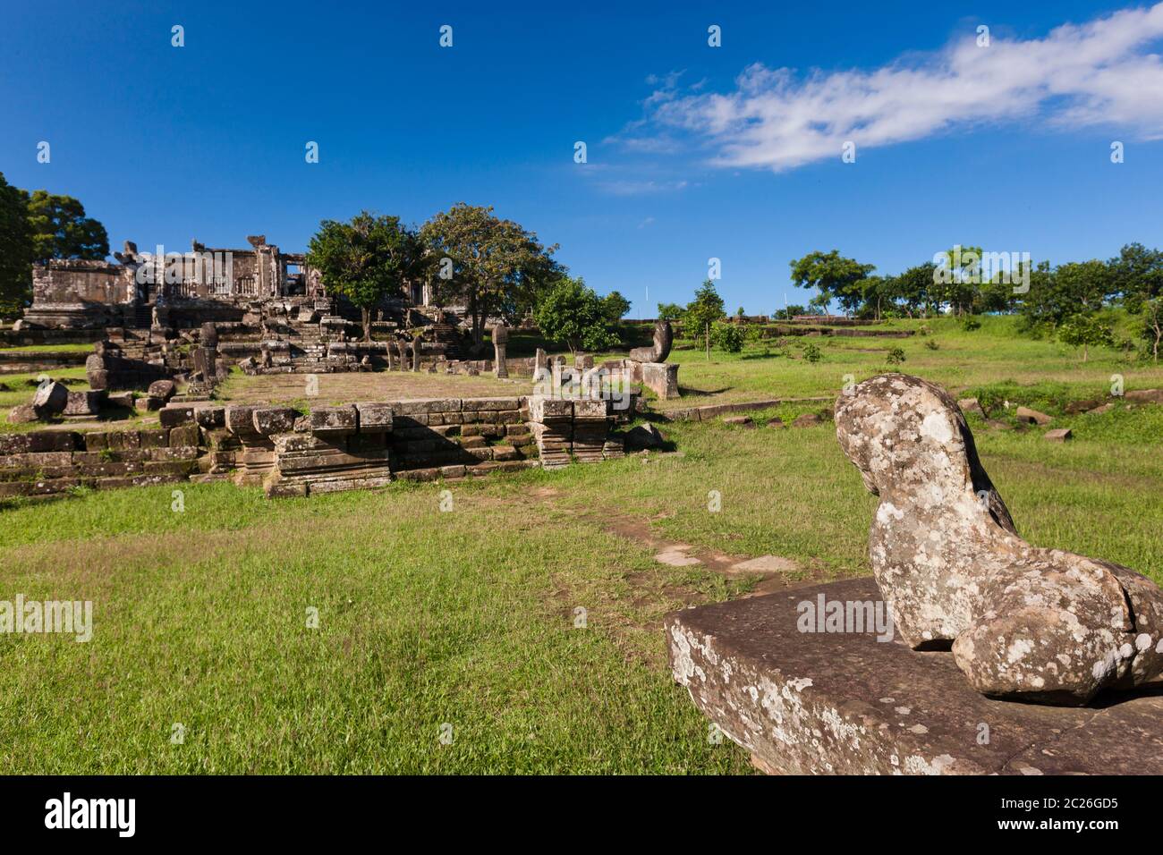 Preah Vihear Temple, Gopura iv(4th Gate) from Gopura iii(Guardian Lion ...