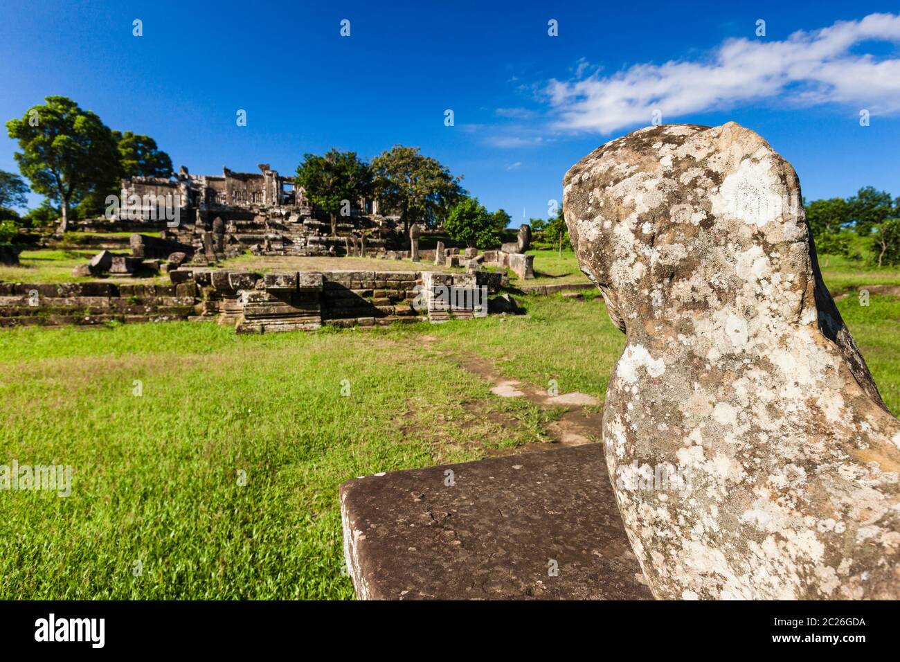 Preah Vihear Temple, Gopura iv(4th Gate) from Gopura iii(Guardian Lion ...