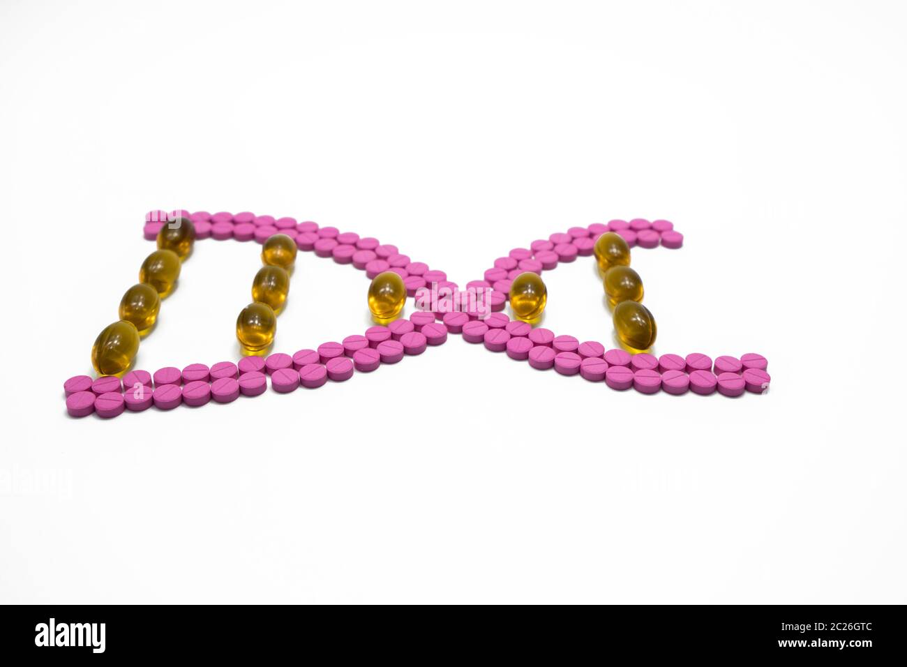 Pills capsule dna molecule hi-res stock photography and images - Alamy