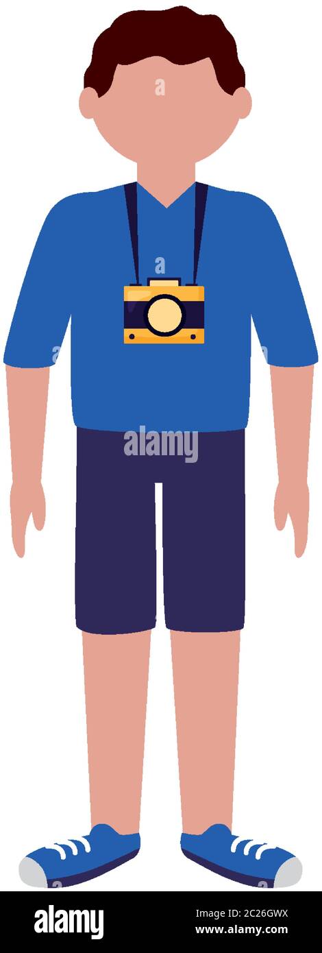 Avatar man with camera design, Boy male person people human social ...