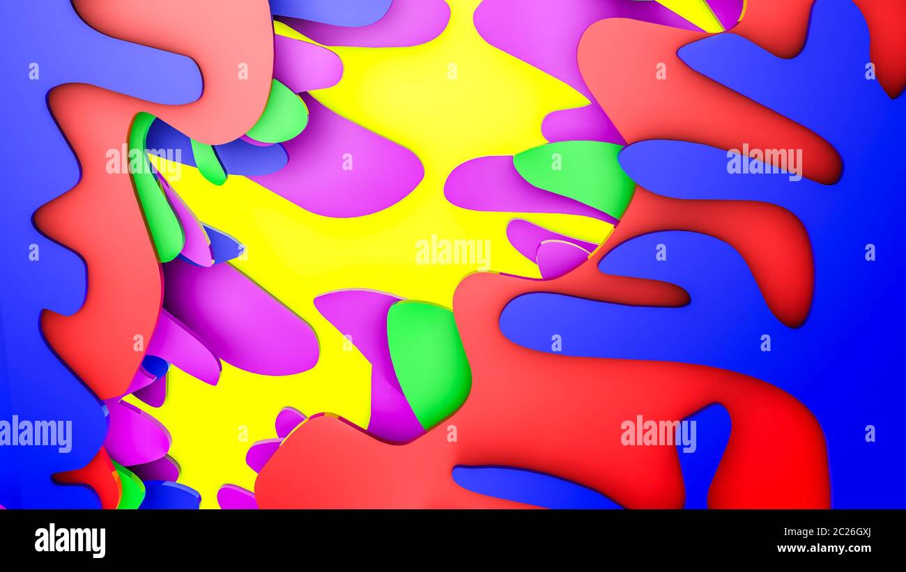 Abstract red background 3d shapes hi-res stock photography and images ...