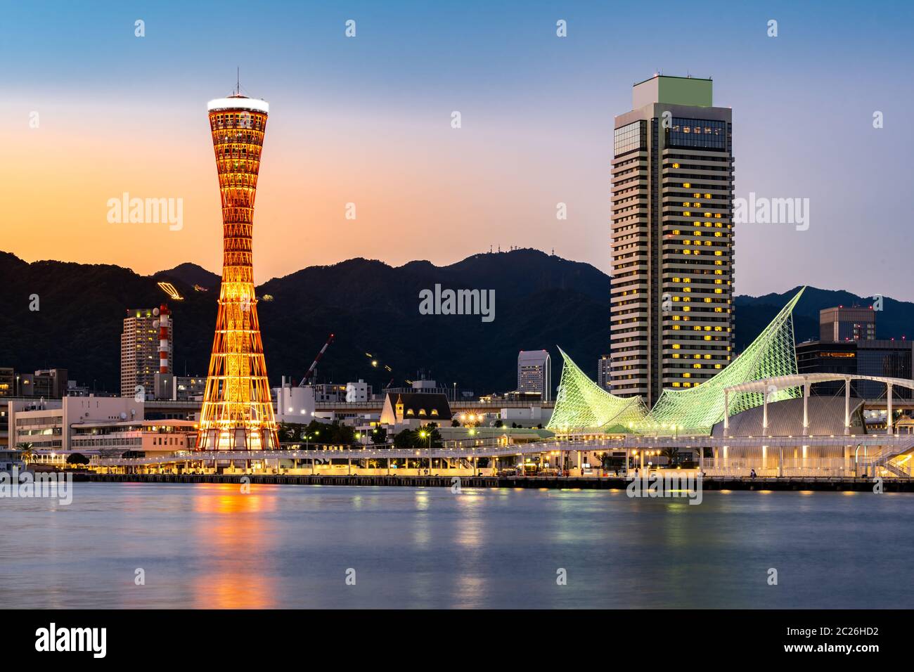 Night City View Harborland Kobe High Resolution Stock Photography and ...
