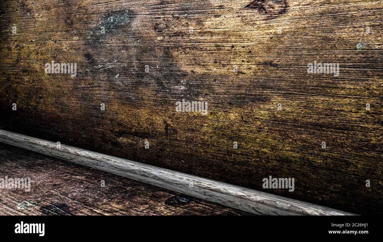 room with a metal wall and ceiling. metal texture. 3D rendering Stock ...