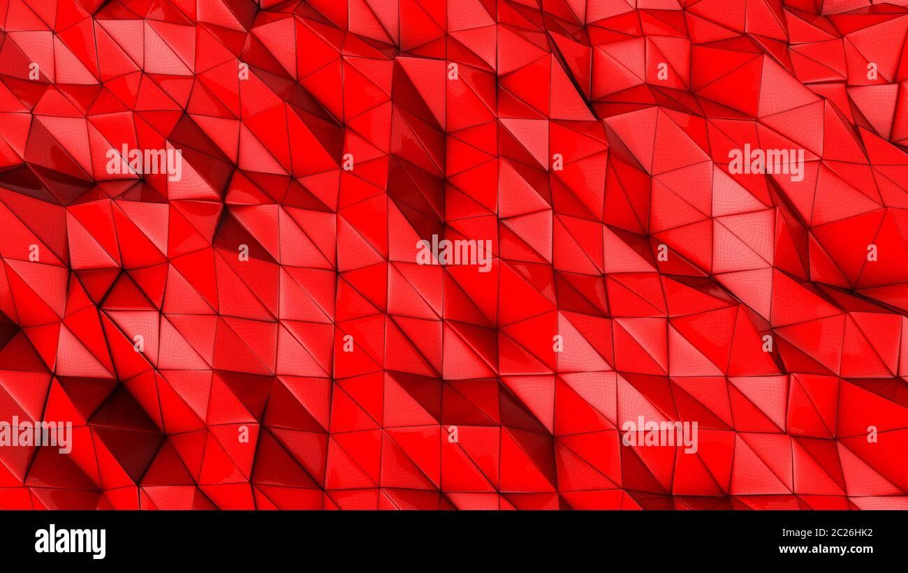 red deformed plane. abstract background. 3d render Stock Photo - Alamy