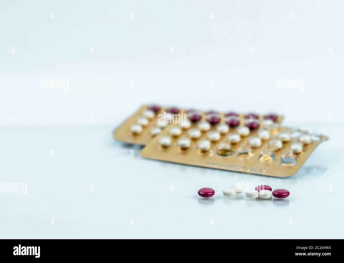 Oral contraceptive pills. Birth control pills. Hormones for ...