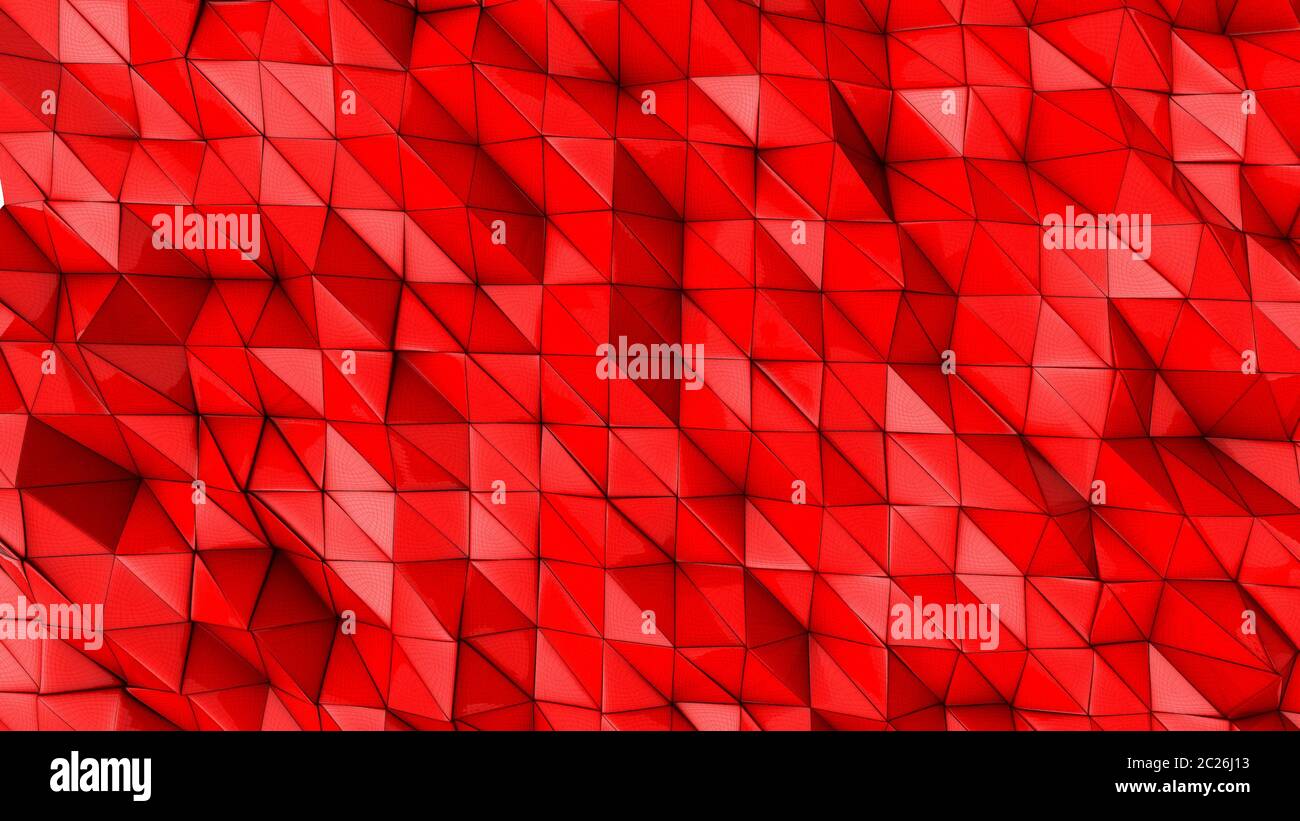 red deformed plane. abstract background. 3d render Stock Photo - Alamy