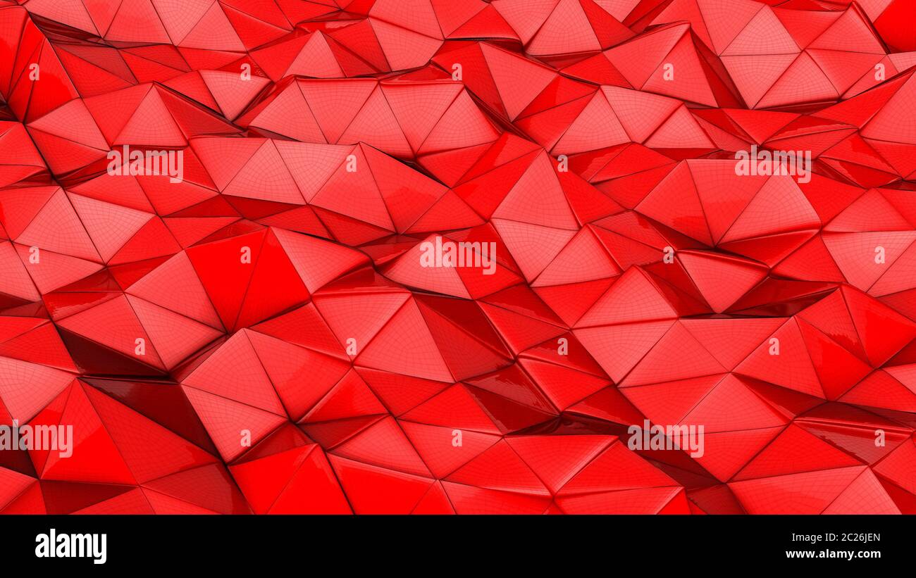 red deformed plane. abstract background. 3d render Stock Photo - Alamy