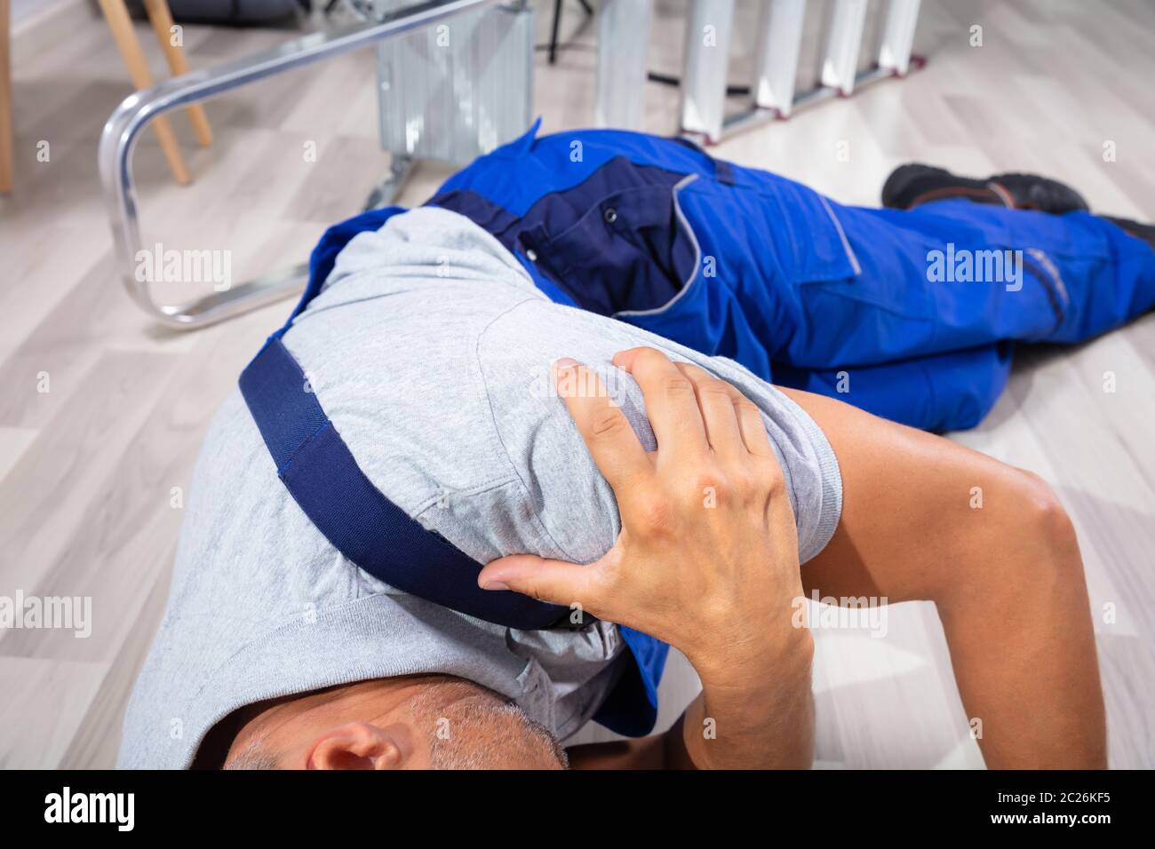 Fallen ladder hi-res stock photography and images - Alamy