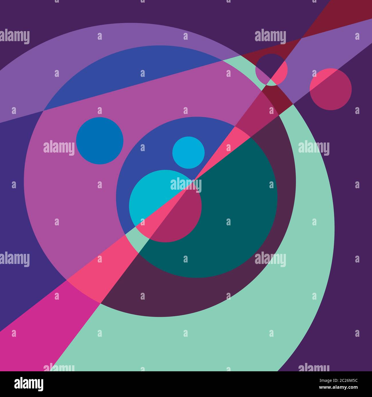 Abstract futuristic painting, vector pattern versicolored background ...