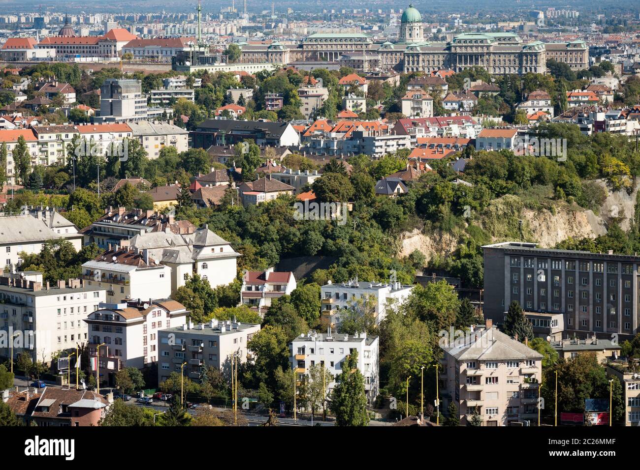Cityscape aerial view of Budapest city in Hungary Stock Photo - Alamy