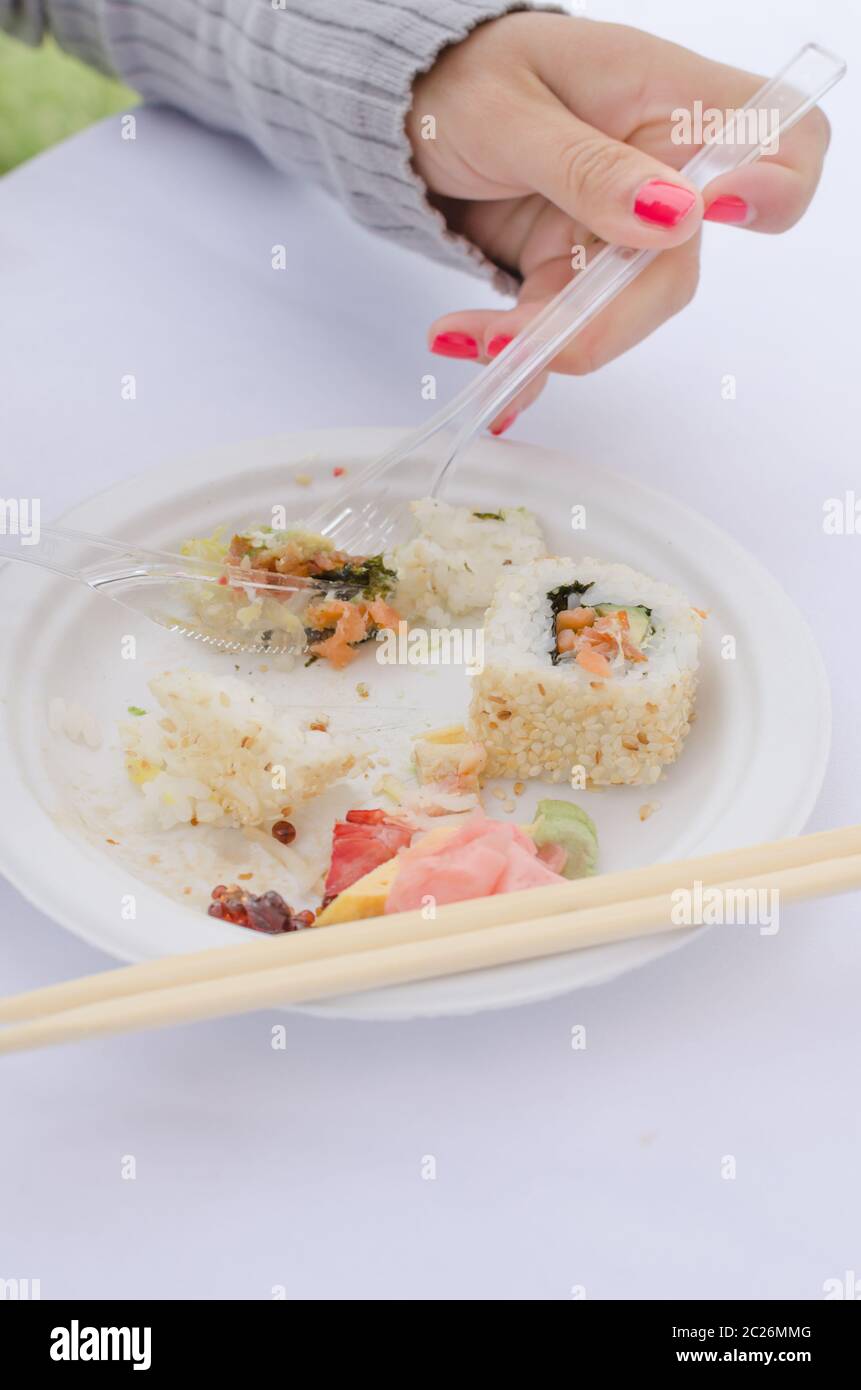 Futo maki, Dashimaki, Philadelphia uramaki Stock Photo - Alamy