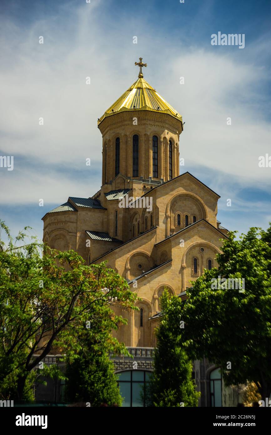 Sameba cathedral in Tbilisi, Georgia Stock Photo - Alamy