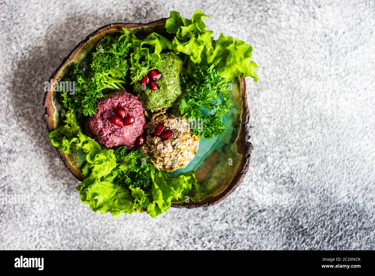 Traditional georgian dish phali Stock Photo - Alamy