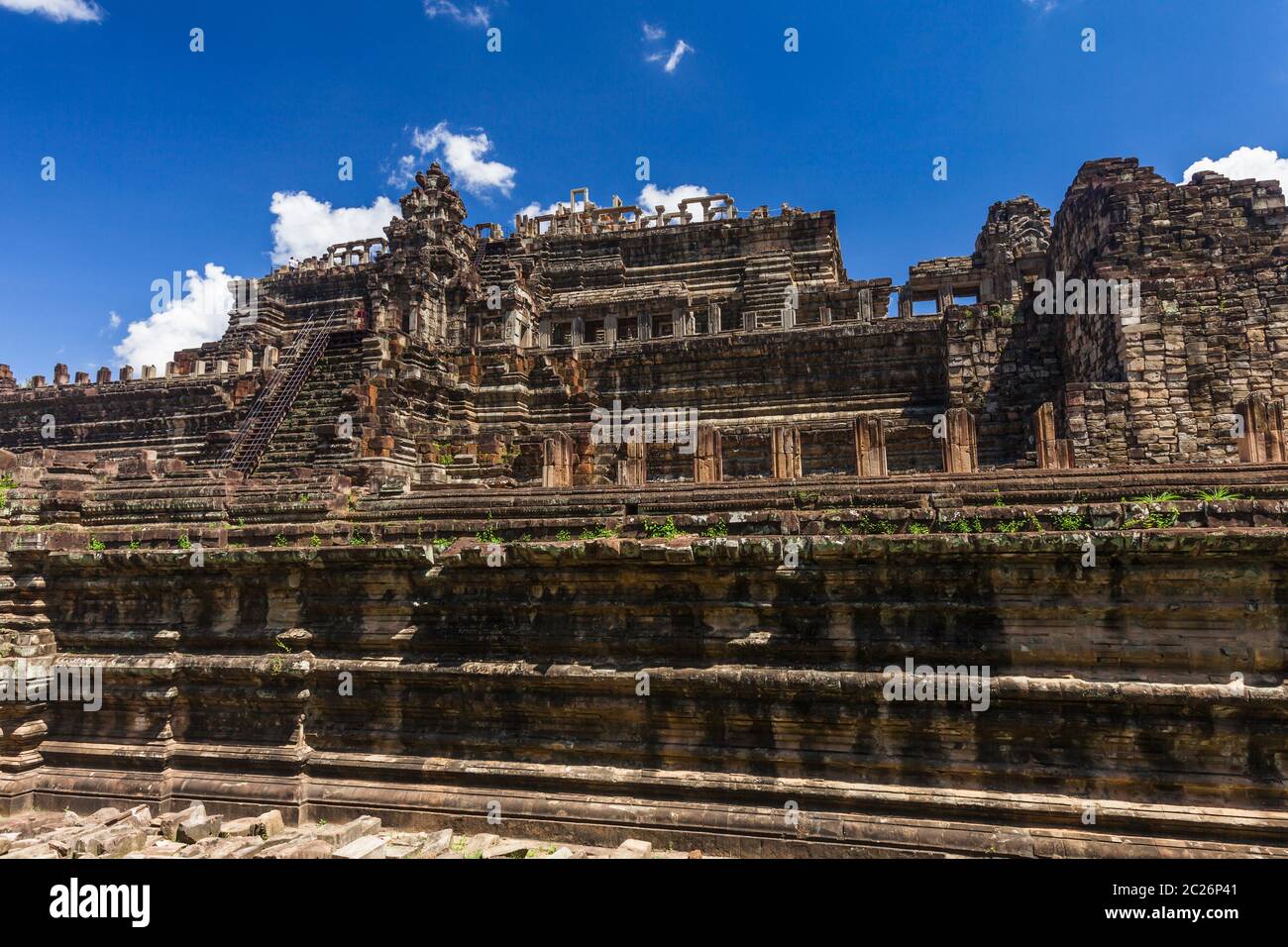 Angkor Thom, Baphuon, is three-tiered temple mountain, Ancient capital ...