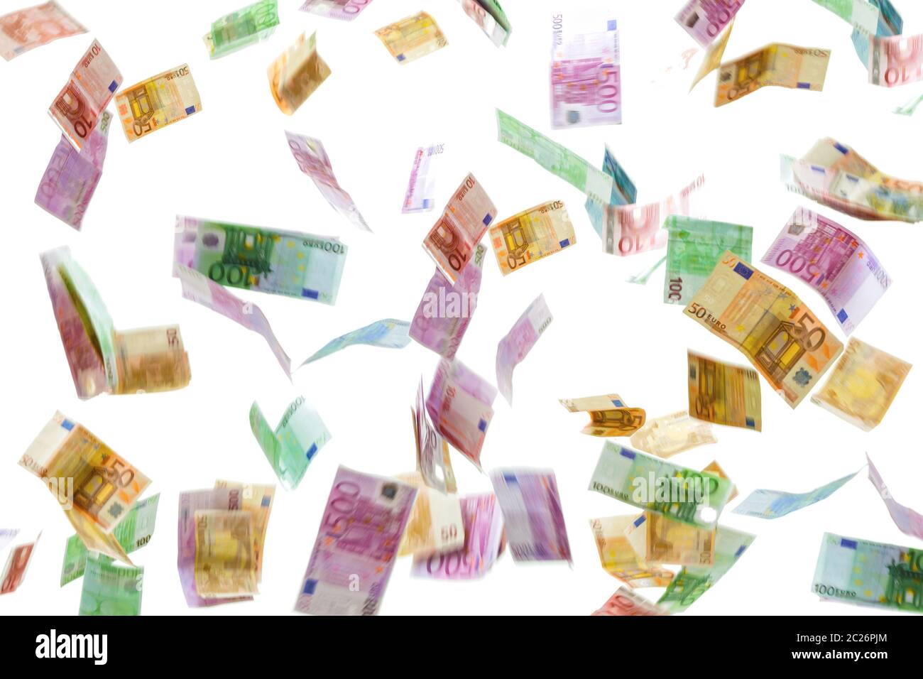 Money rain euro hi-res stock photography and images - Alamy