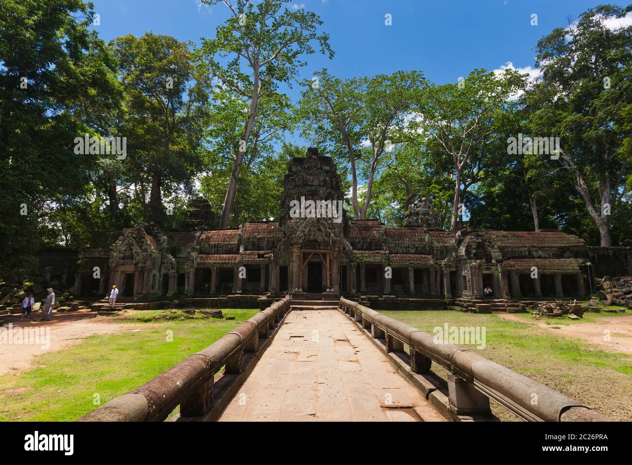 Ta Prohm Temple, Rajavihara (royal monastery), Ancient Khmer temple ...