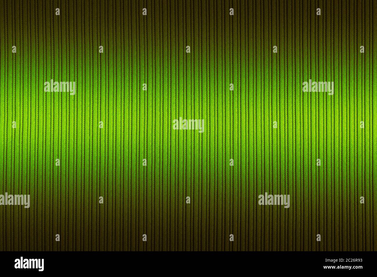 Decorative background green color, striped texture, upper and lower ...