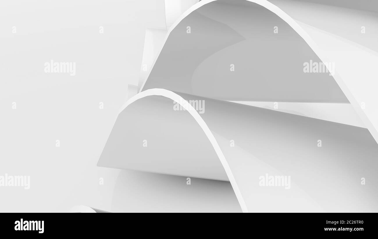 Abstract background of three-dimensional stripes. 3d render Stock Photo ...