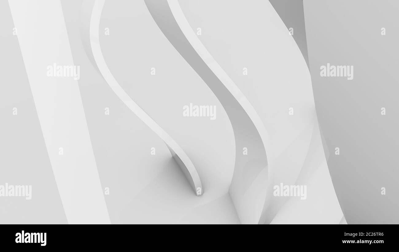 Abstract background of three-dimensional stripes. 3d render Stock Photo ...