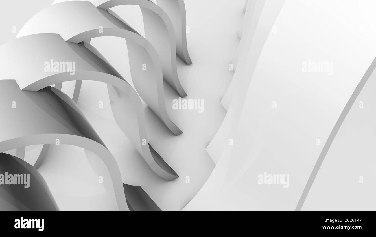 Abstract background of three-dimensional stripes. 3d render Stock Photo ...