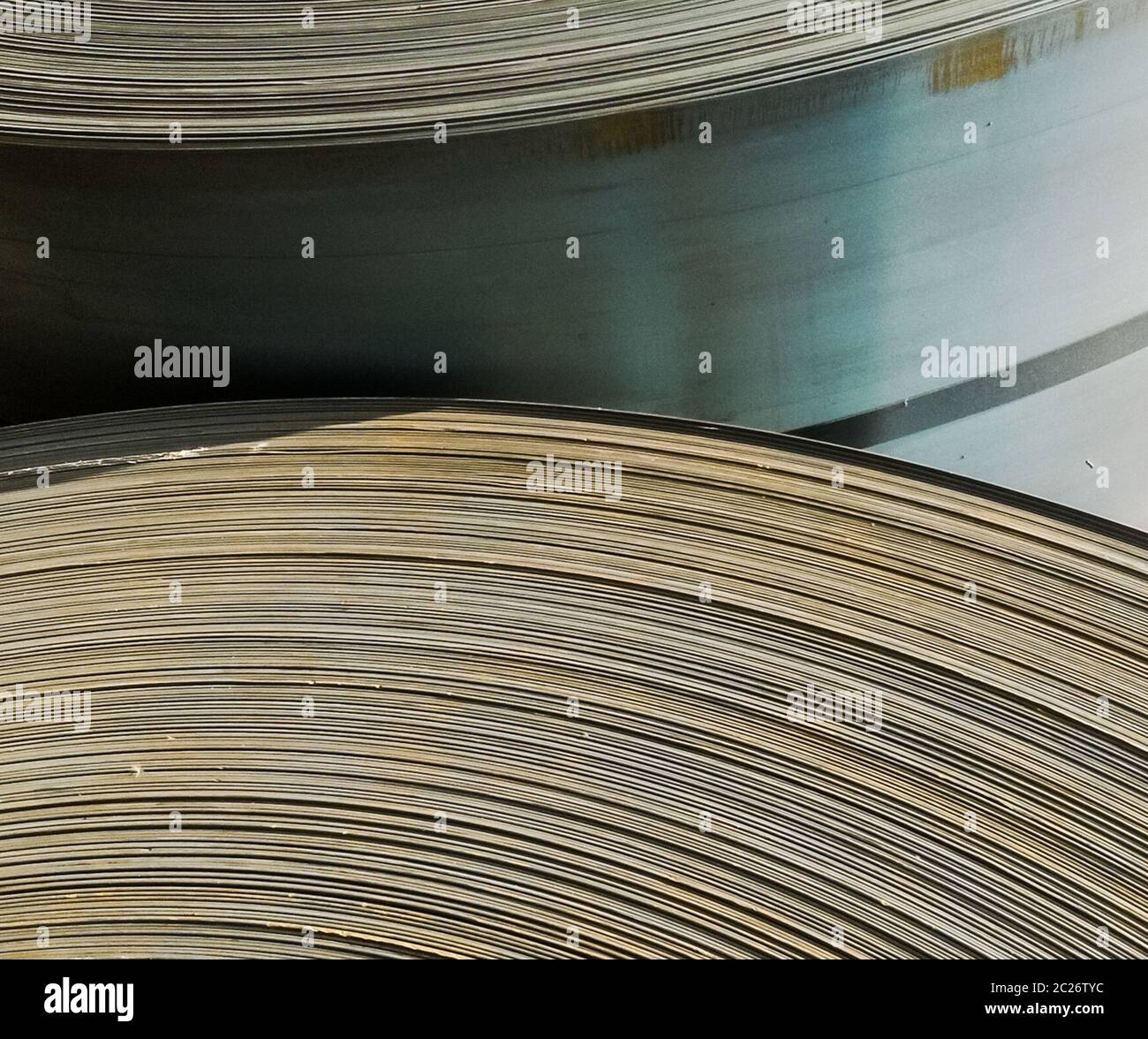 Steel sheets rolled up into rolls. Export Steel. Packing of steel for ...