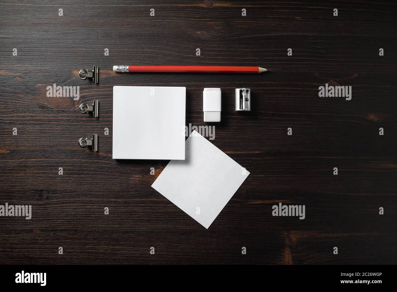 Blank stationery template Stock Photo - Alamy