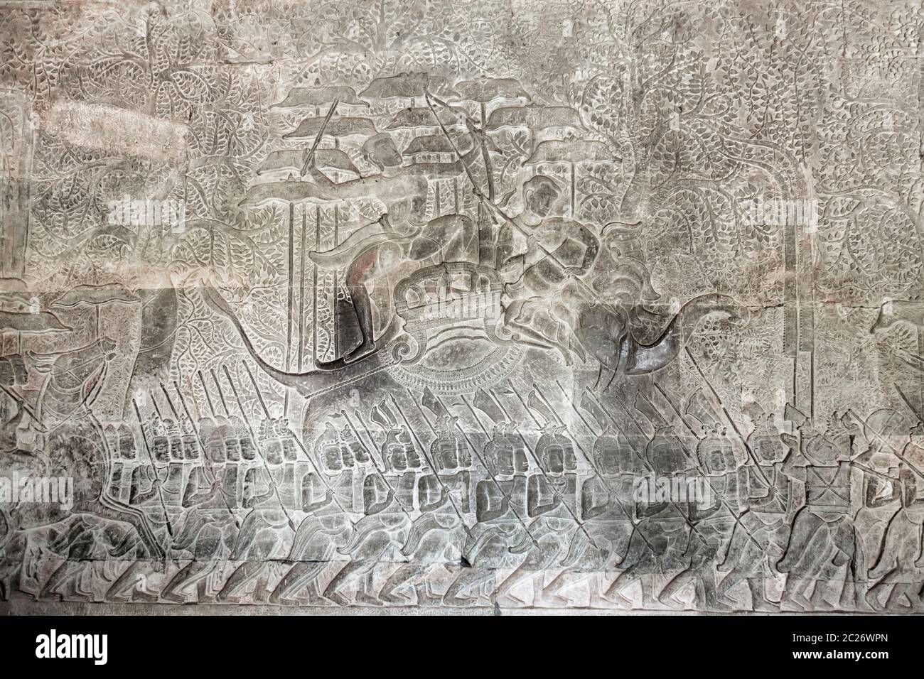 Suryavarman ii relief hi-res stock photography and images - Alamy