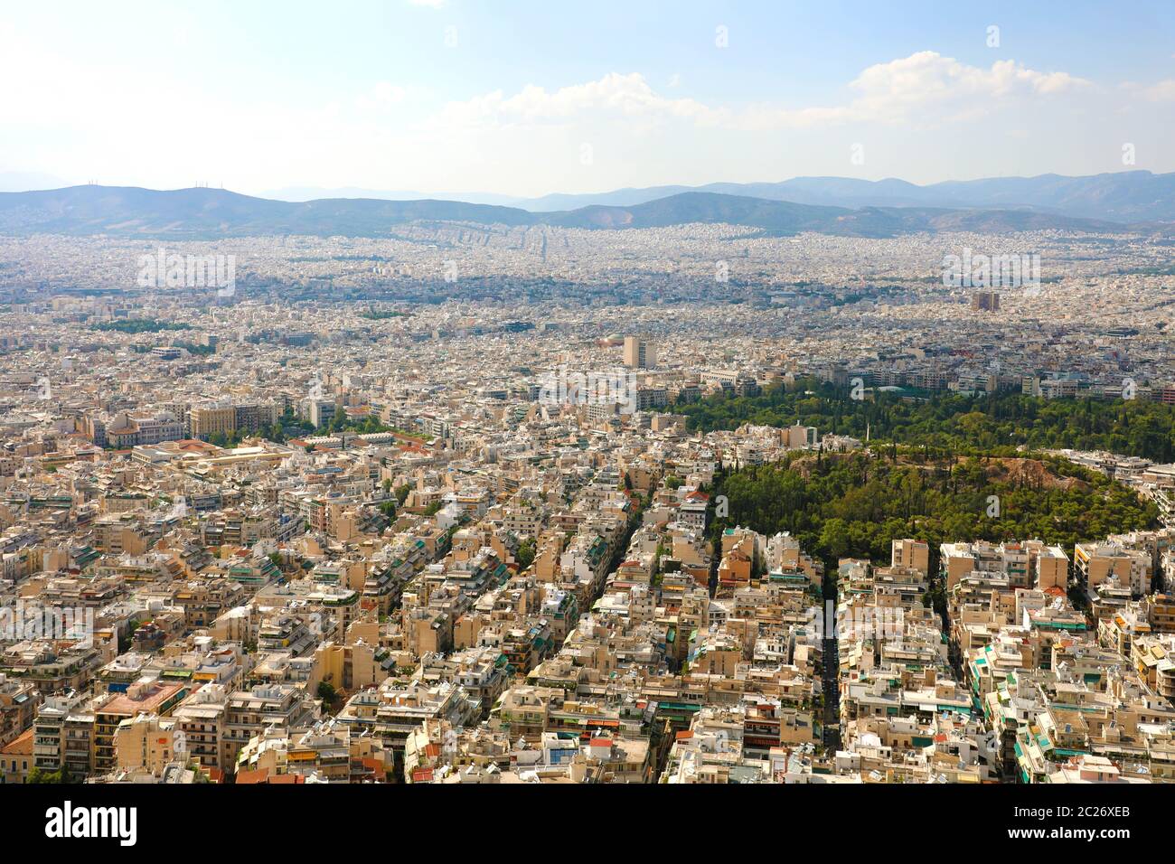 Urban landscape athens hills in hi-res stock photography and images - Alamy