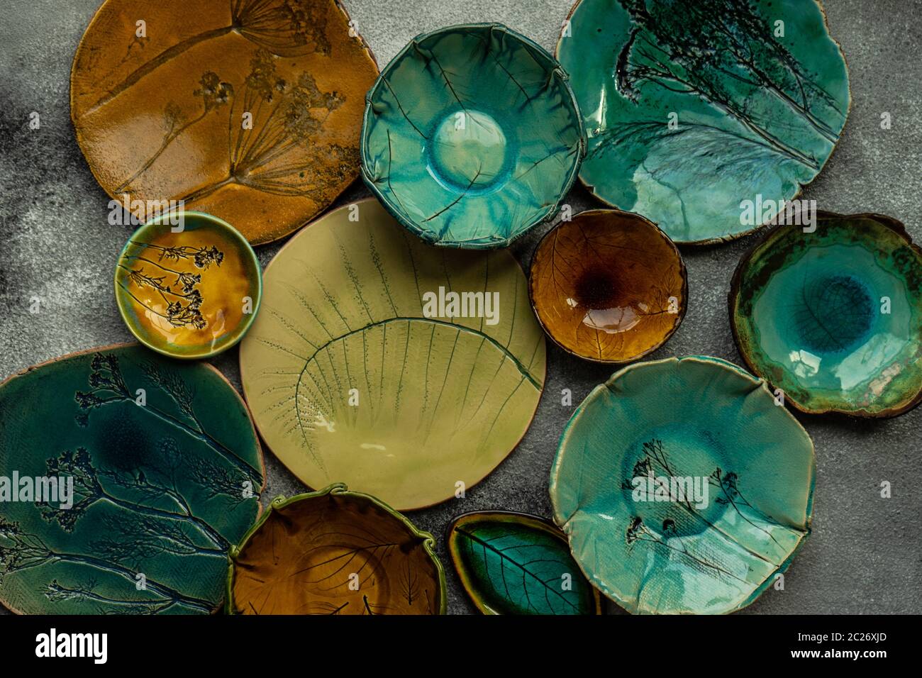 Plates variety hi-res stock photography and images - Alamy