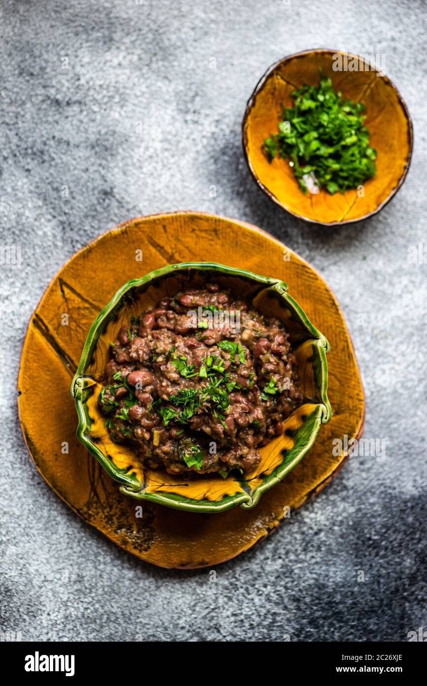 Traditional georgian dish lobio Stock Photo - Alamy