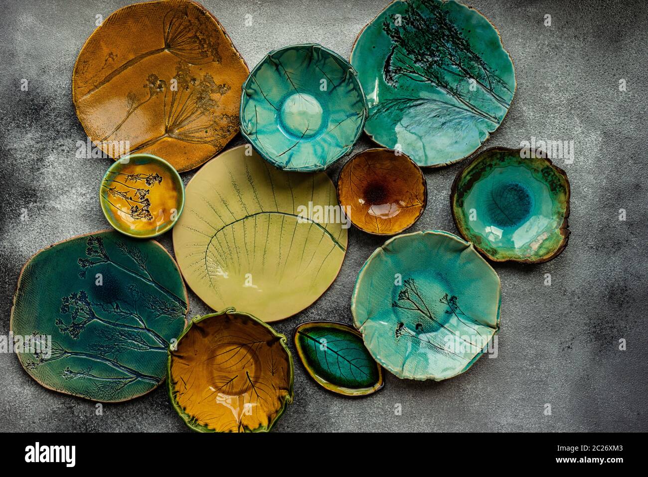 Plates variety hi-res stock photography and images - Alamy