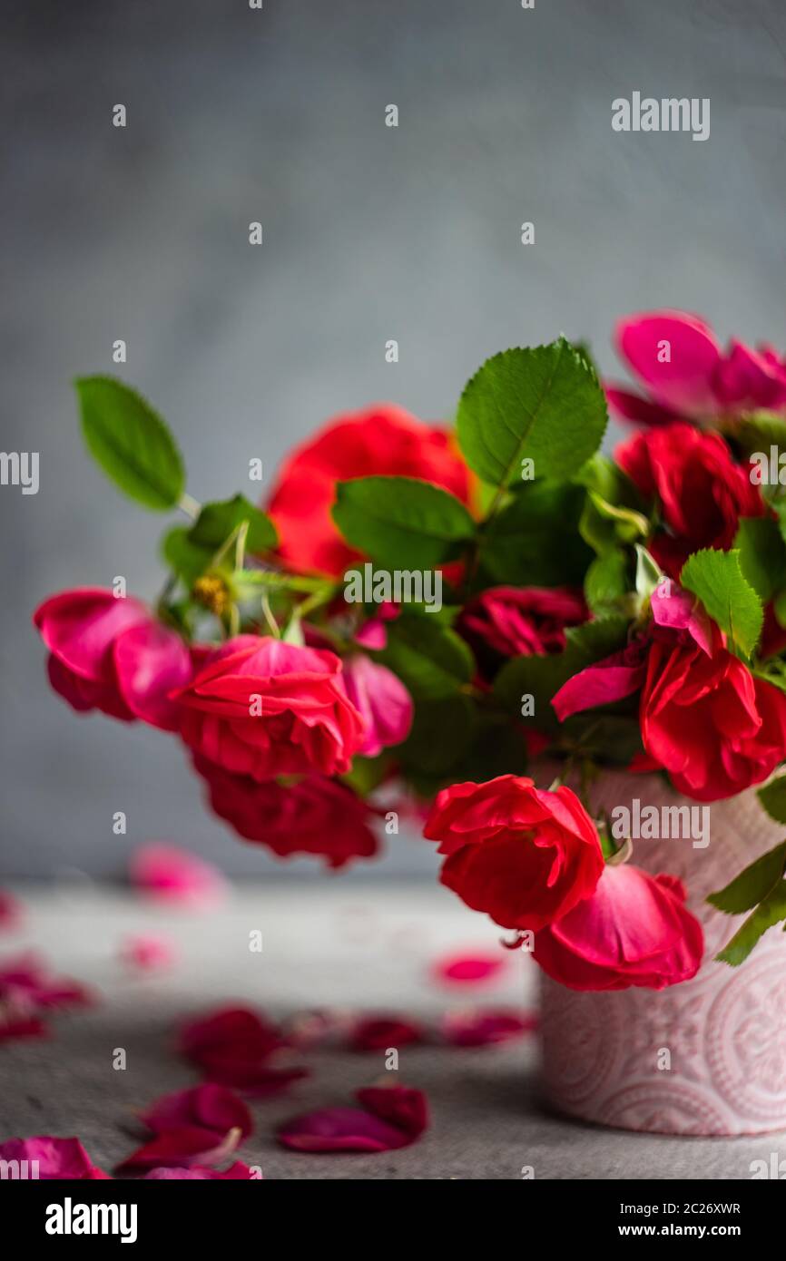 Floral frame concept Stock Photo - Alamy