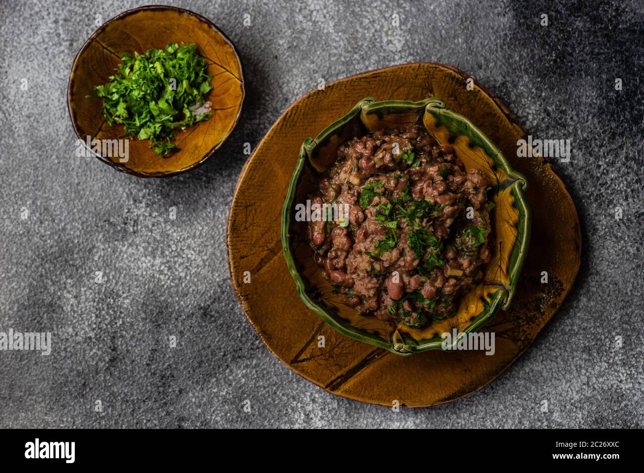 Traditional georgian dish lobio Stock Photo - Alamy